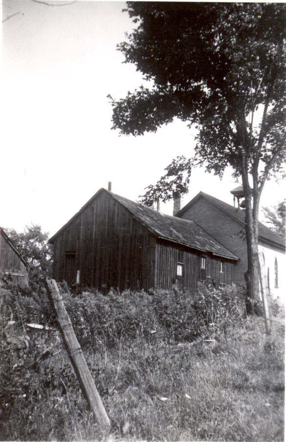 [Exterior of Bear Creek Church Hall, Munsee-Delaware Reserve] – The ...