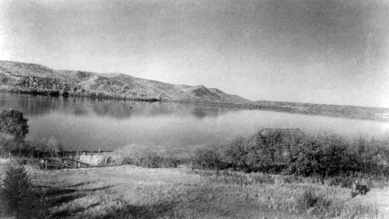 [View of Round Lake taken from the Round Lake Residential School ...
